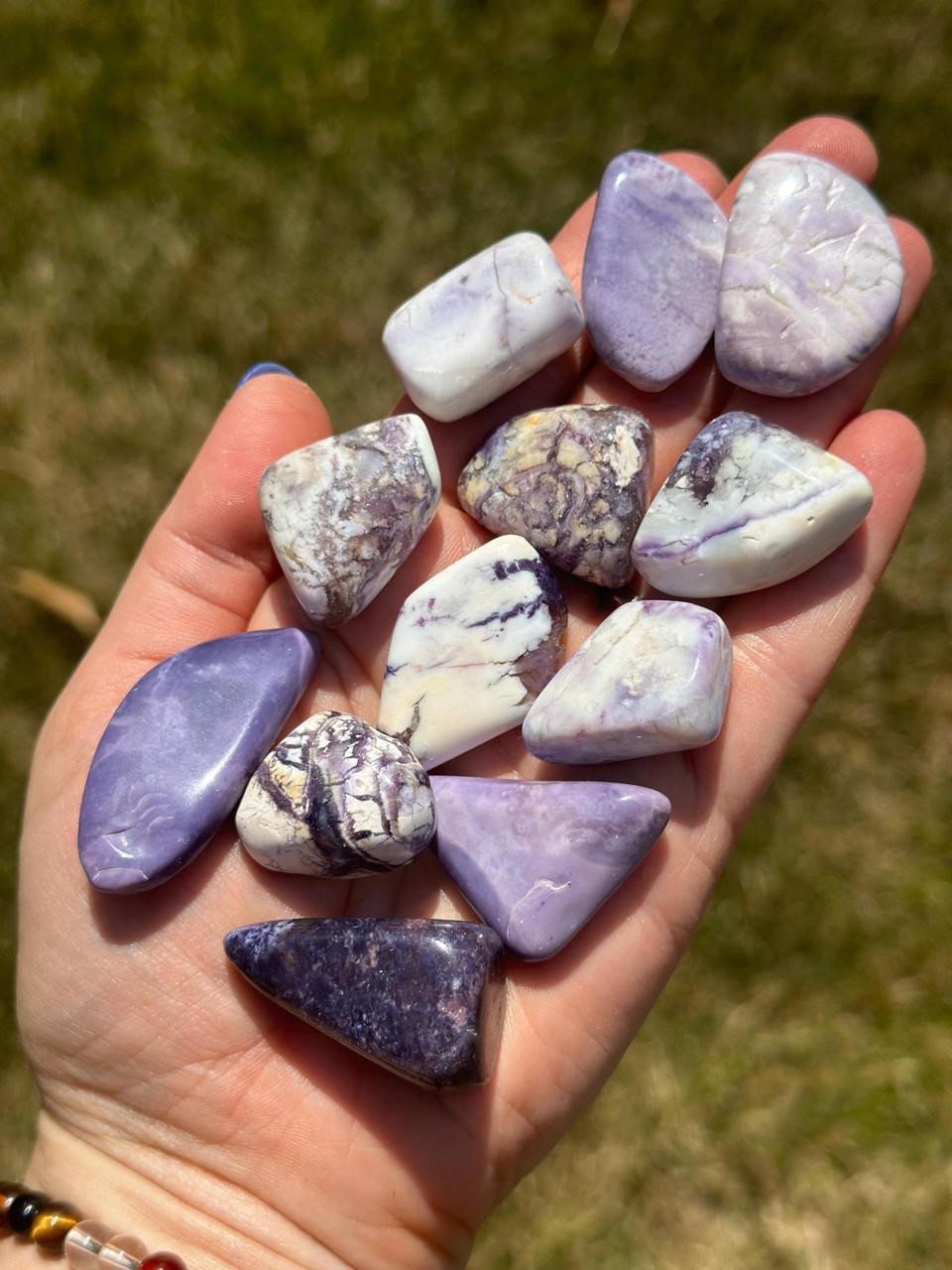 Tiffany Stone Tumbled Crystal - Grade AA from Utah | New Moon Beginnings