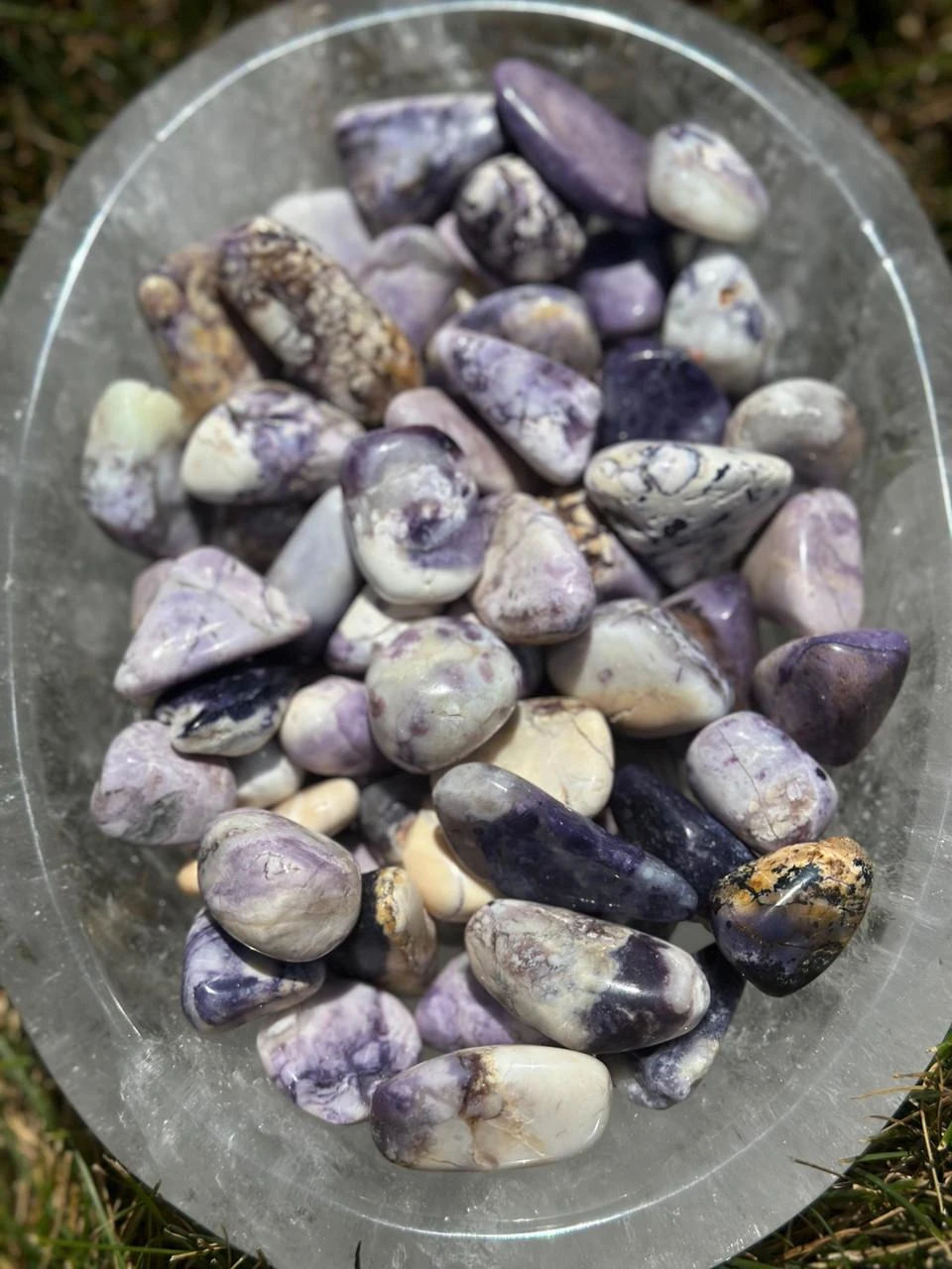 Tiffany Stone Tumbled Crystal - Grade AA from Utah | New Moon Beginnings