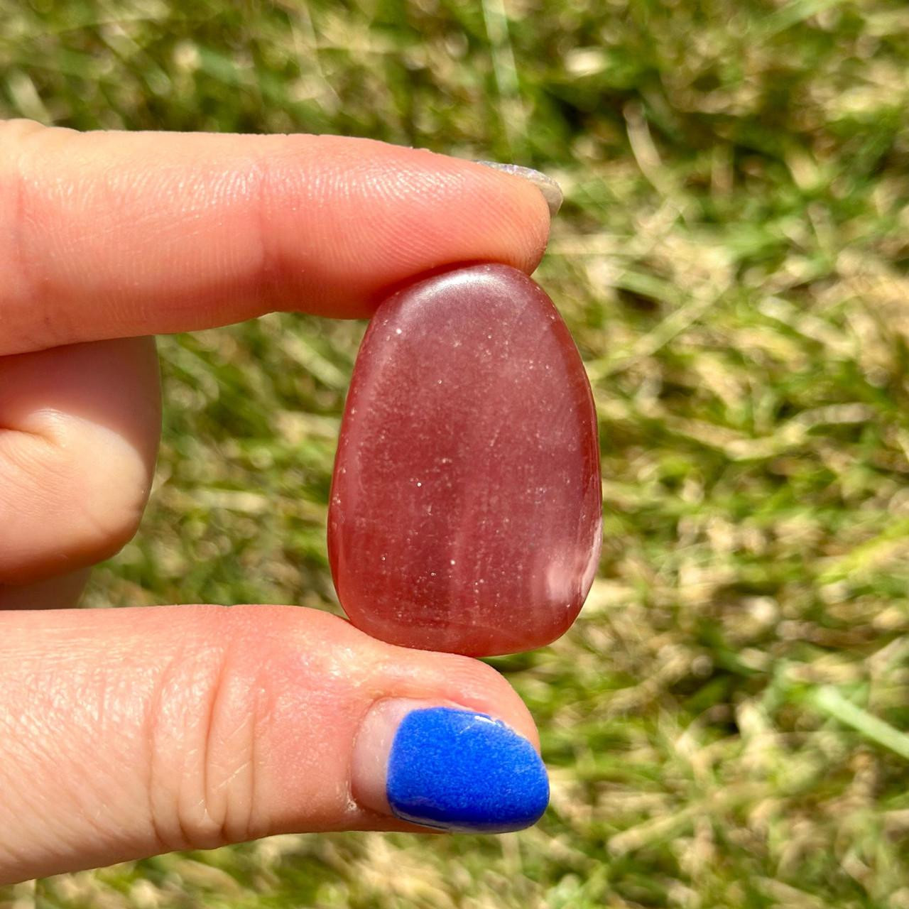 Rhodochrosite Tumbled Crystal - Gem Quality (Peru) | New Moon Beginnings