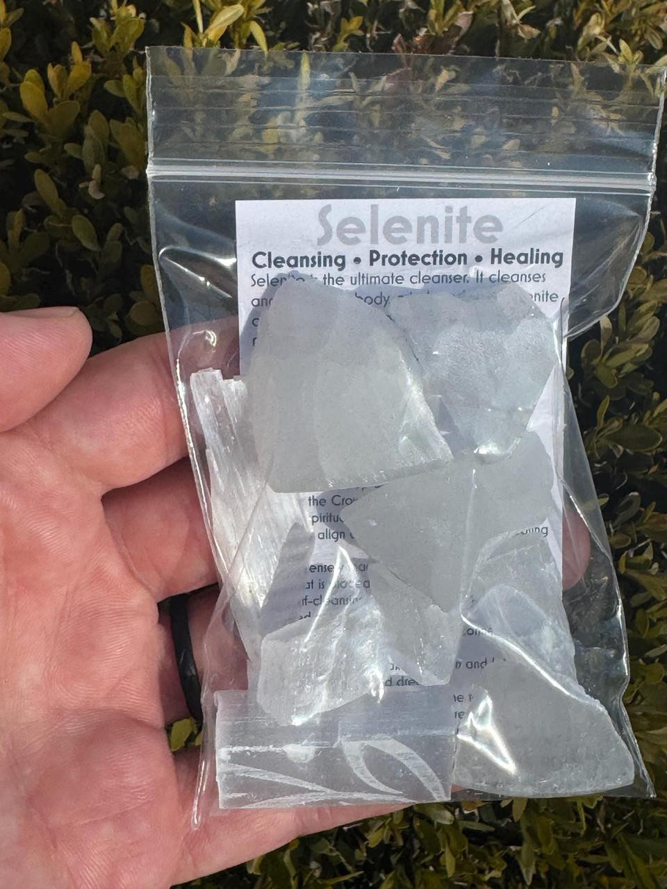 10 Piece Selenite Pack | New Moon Beginnings