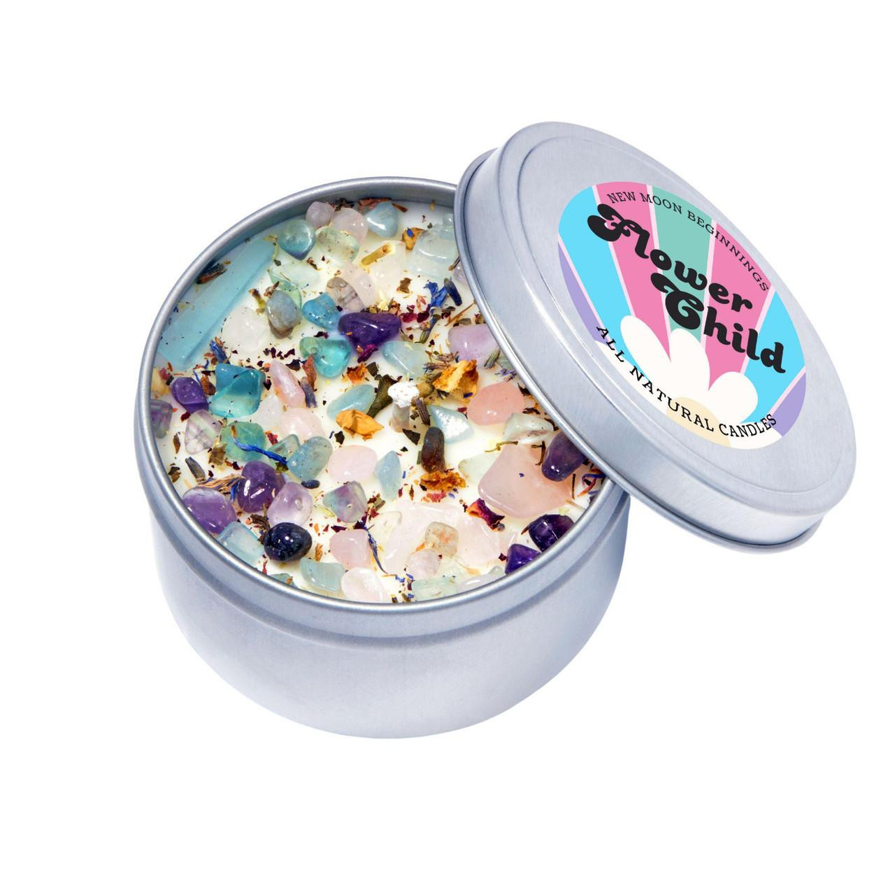 Flower Child Candle | New Moon Beginnings