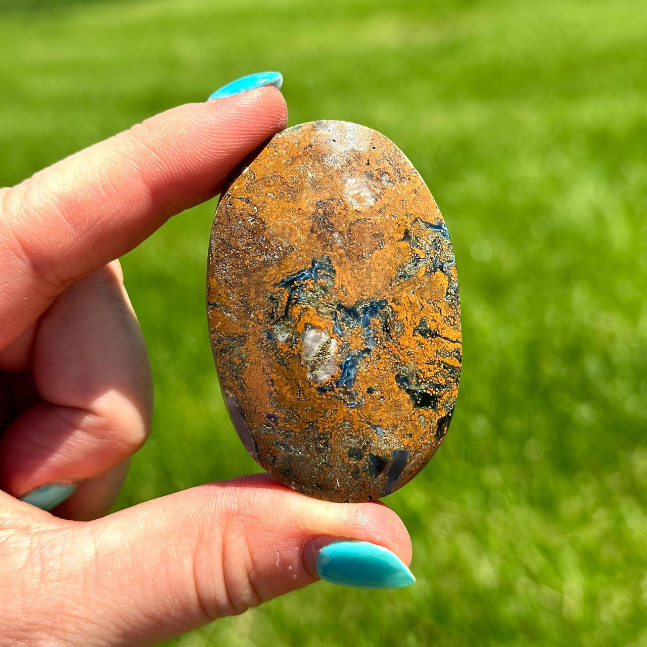 Pietersite Palm Stone | New Moon Beginnings