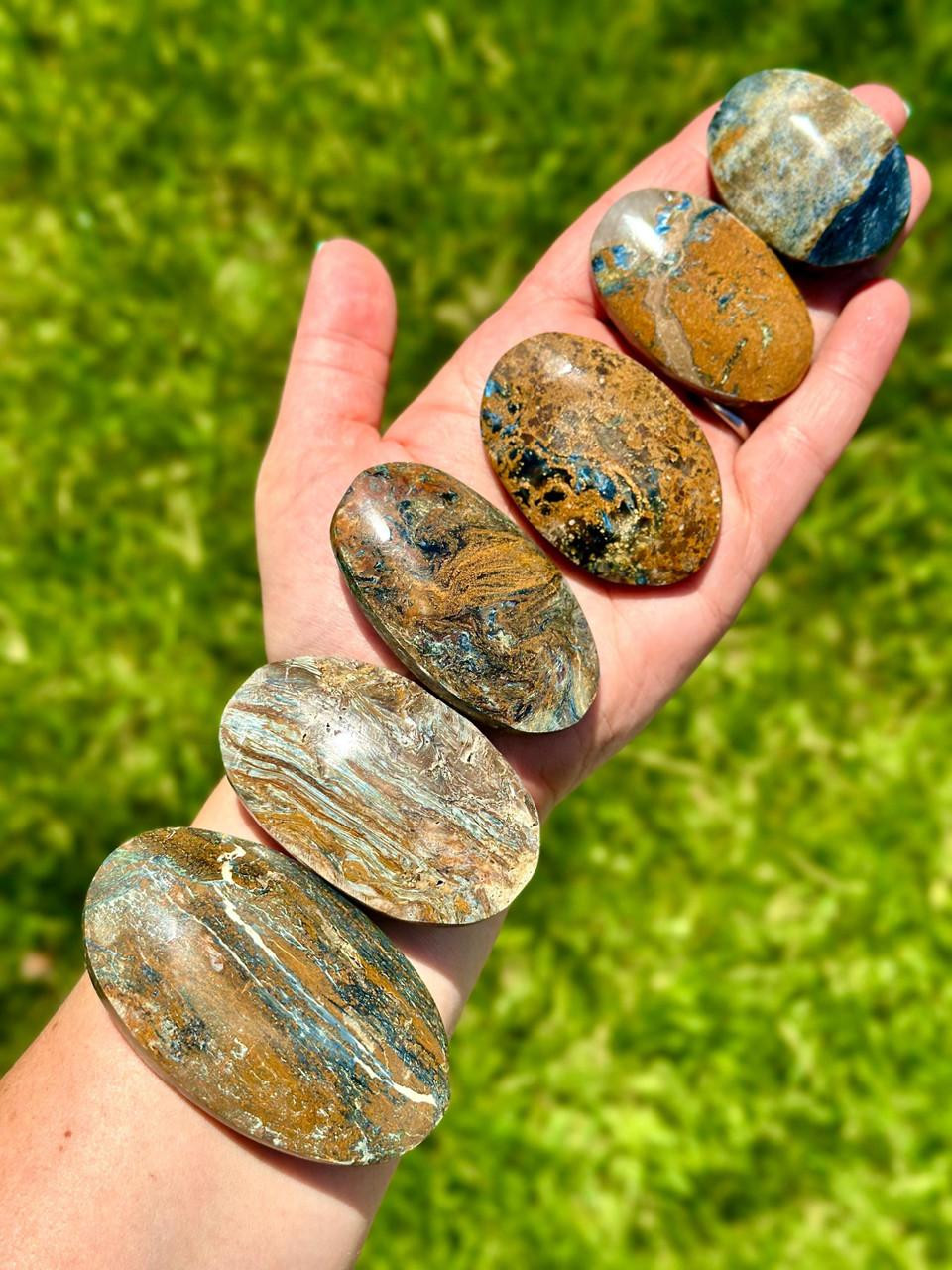 Pietersite Palm Stone | New Moon Beginnings