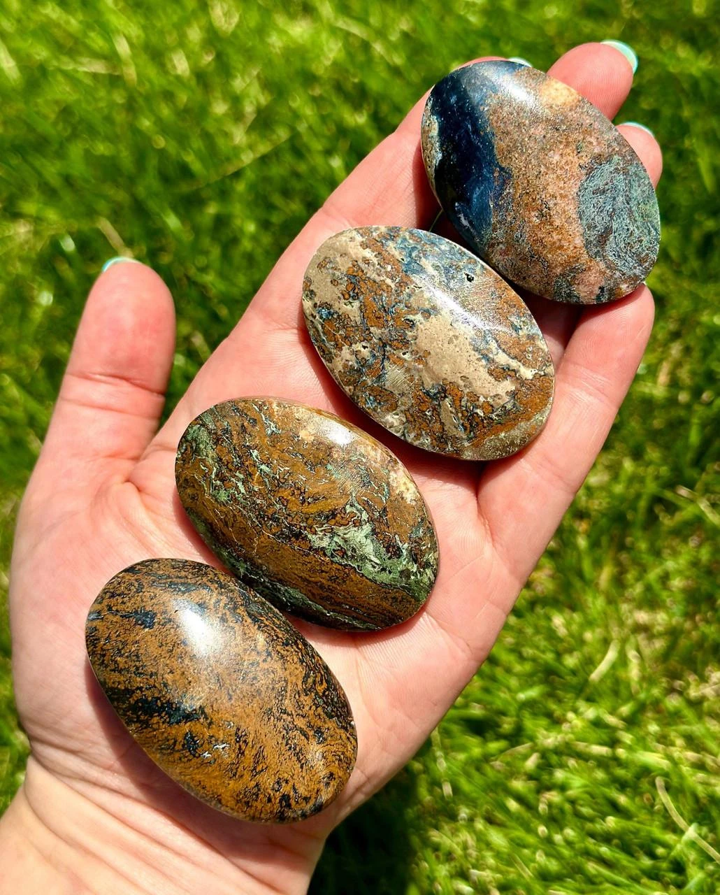 Pietersite Palm Stone | New Moon Beginnings