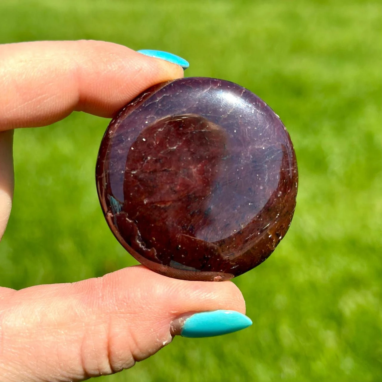 Garnet Worry Stone | New Moon Beginnings