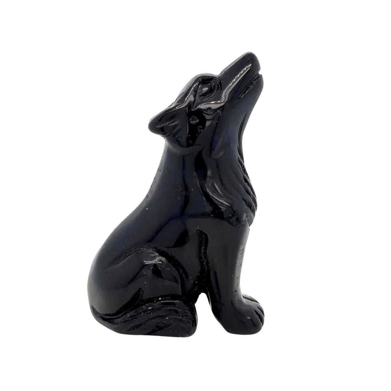 Black Obsidian Wolf | New Moon Beginnings