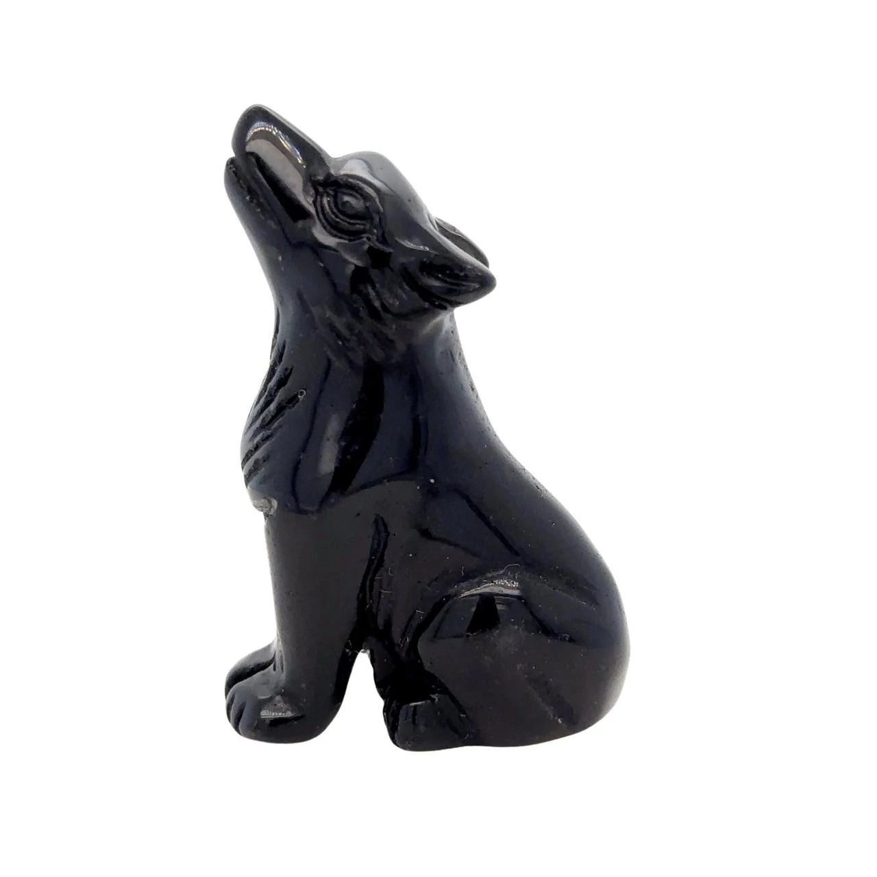 Black Obsidian Wolf | New Moon Beginnings
