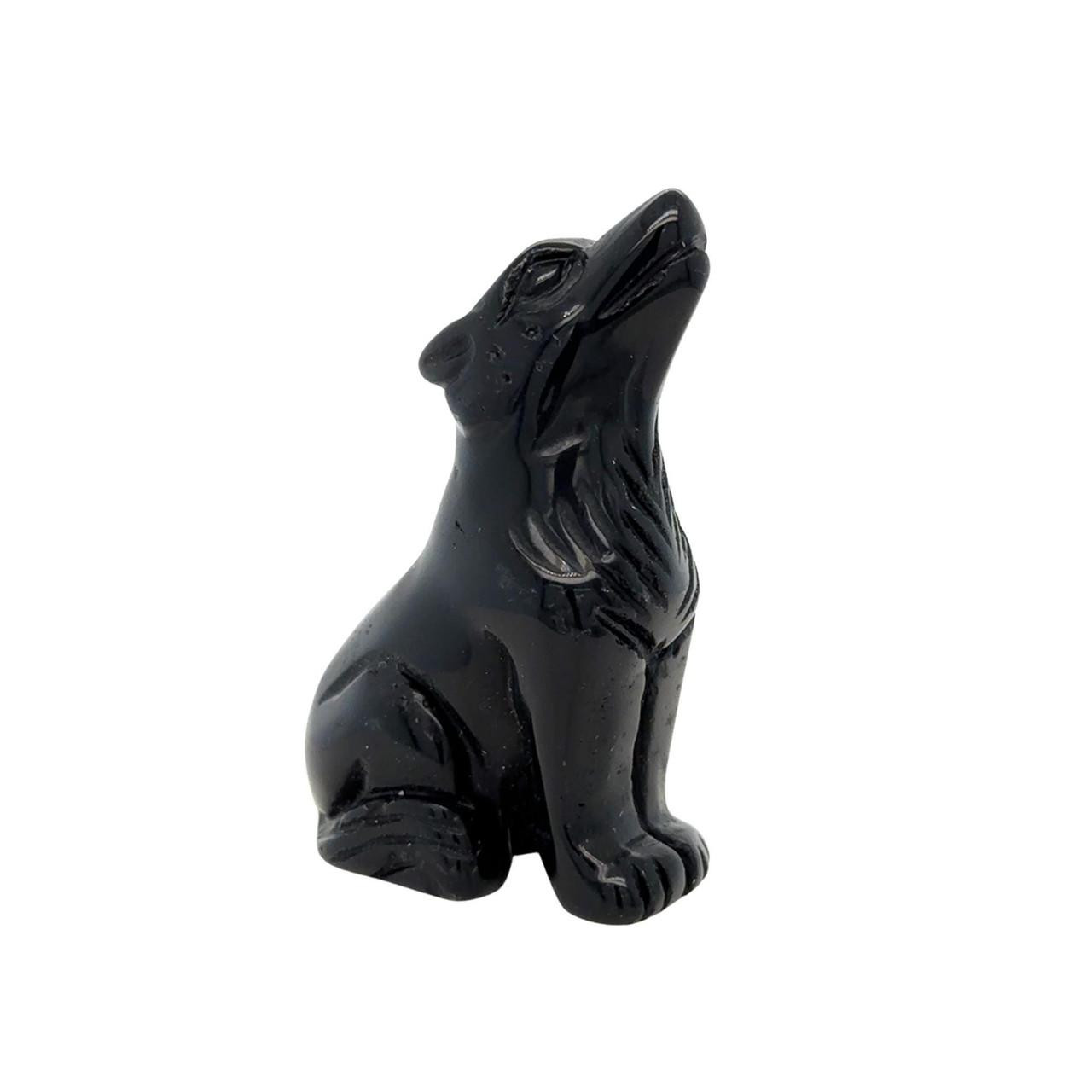 Black Obsidian Wolf | New Moon Beginnings