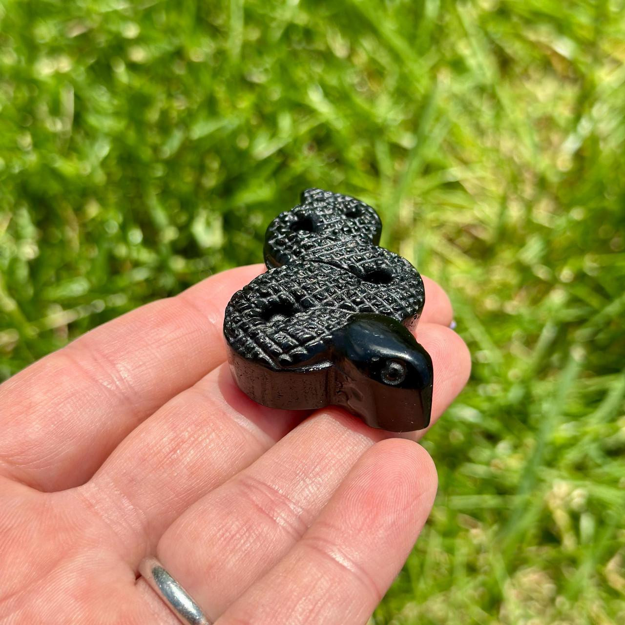 Black Obsidian Snake | New Moon Beginnings