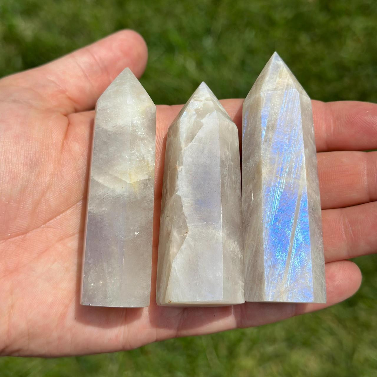Moonstone Point with Flash - New Moon Beginnings | New Moon Beginnings