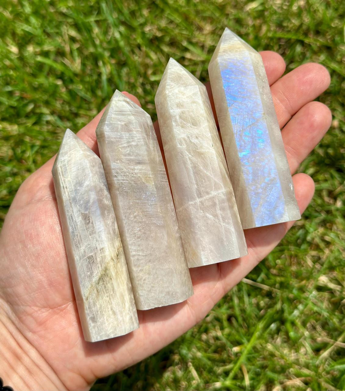 Moonstone Point with Flash - New Moon Beginnings | New Moon Beginnings