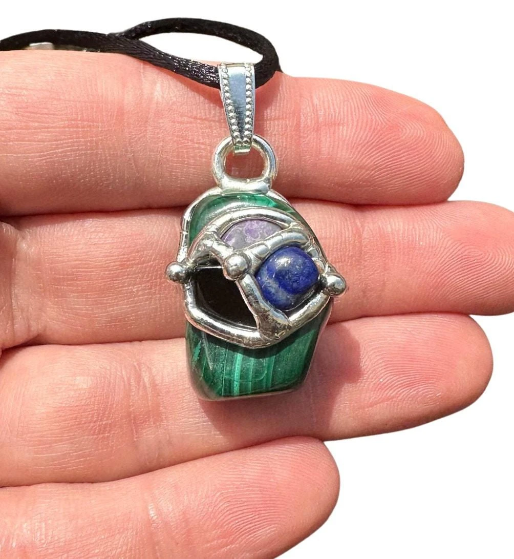 Positive Thoughts Amulet Necklace (Positivity & Protection) | New Moon ...