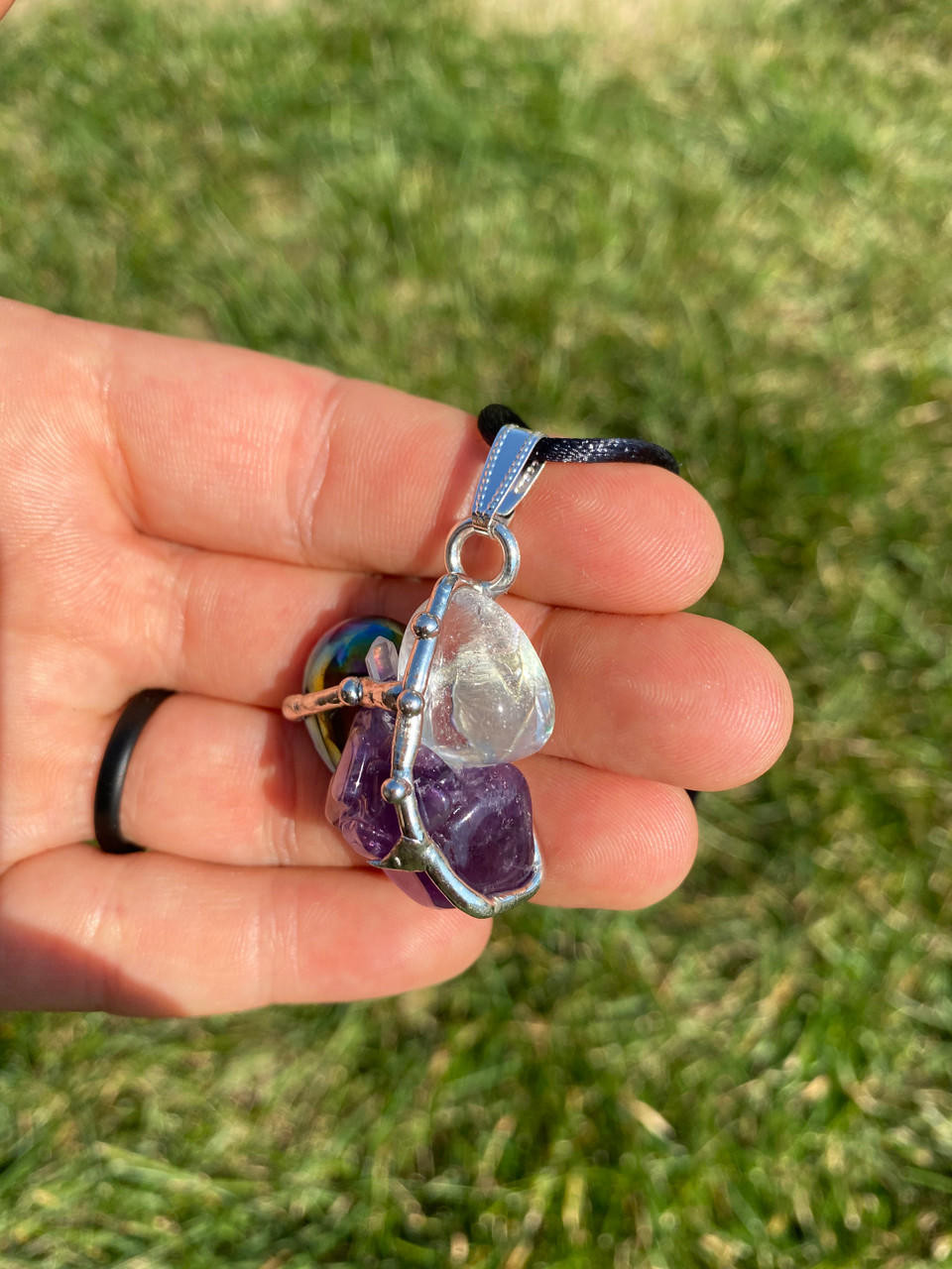 Crown Chakra Amulet Necklace (Inspiration) | New Moon Beginnings