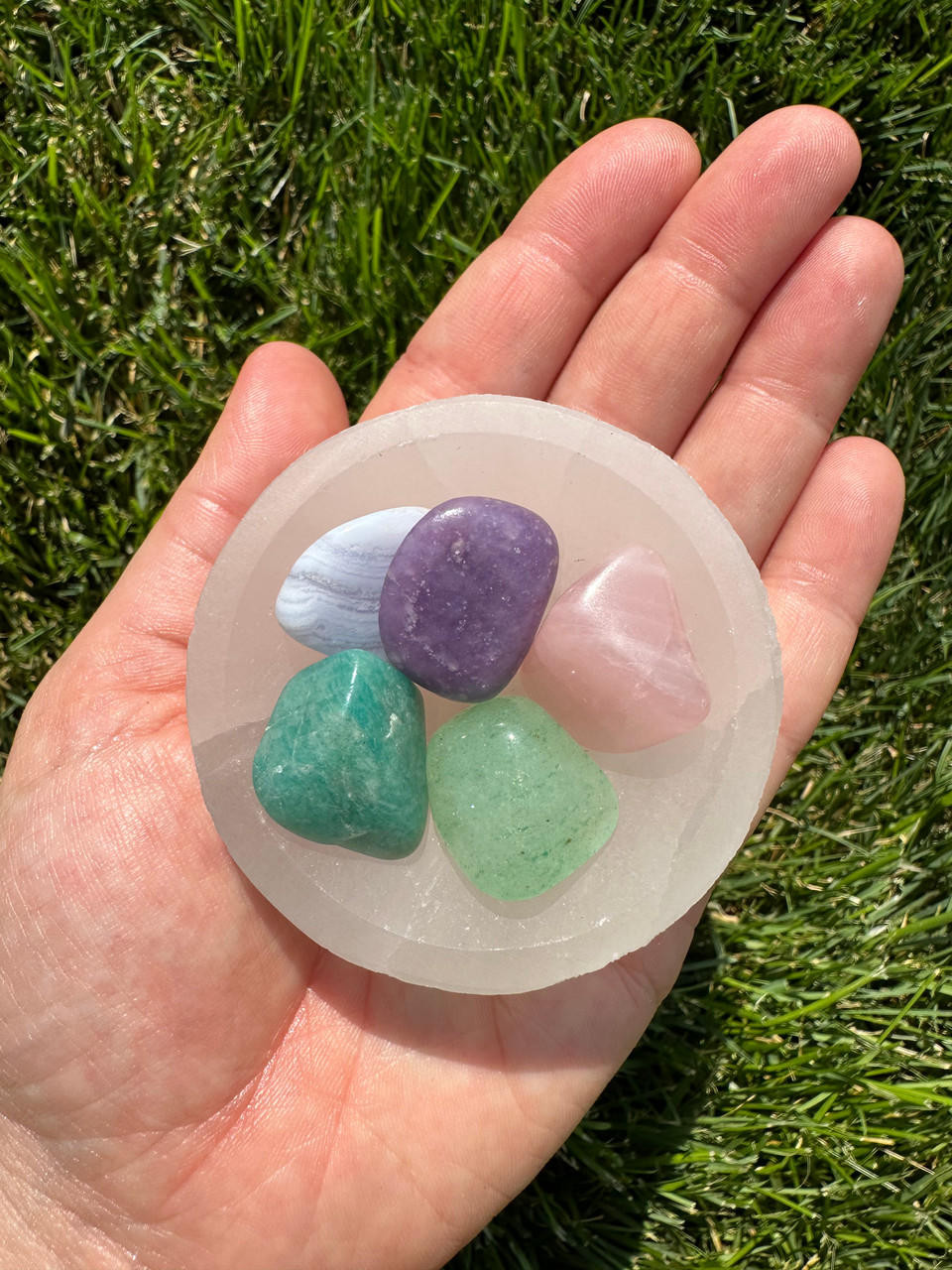 Worry & Calming Stone Set (Tumbled) | New Moon Beginnings