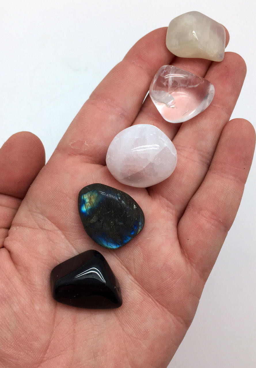 Moon Gemstone Set (Tumbled) | New Moon Beginnings