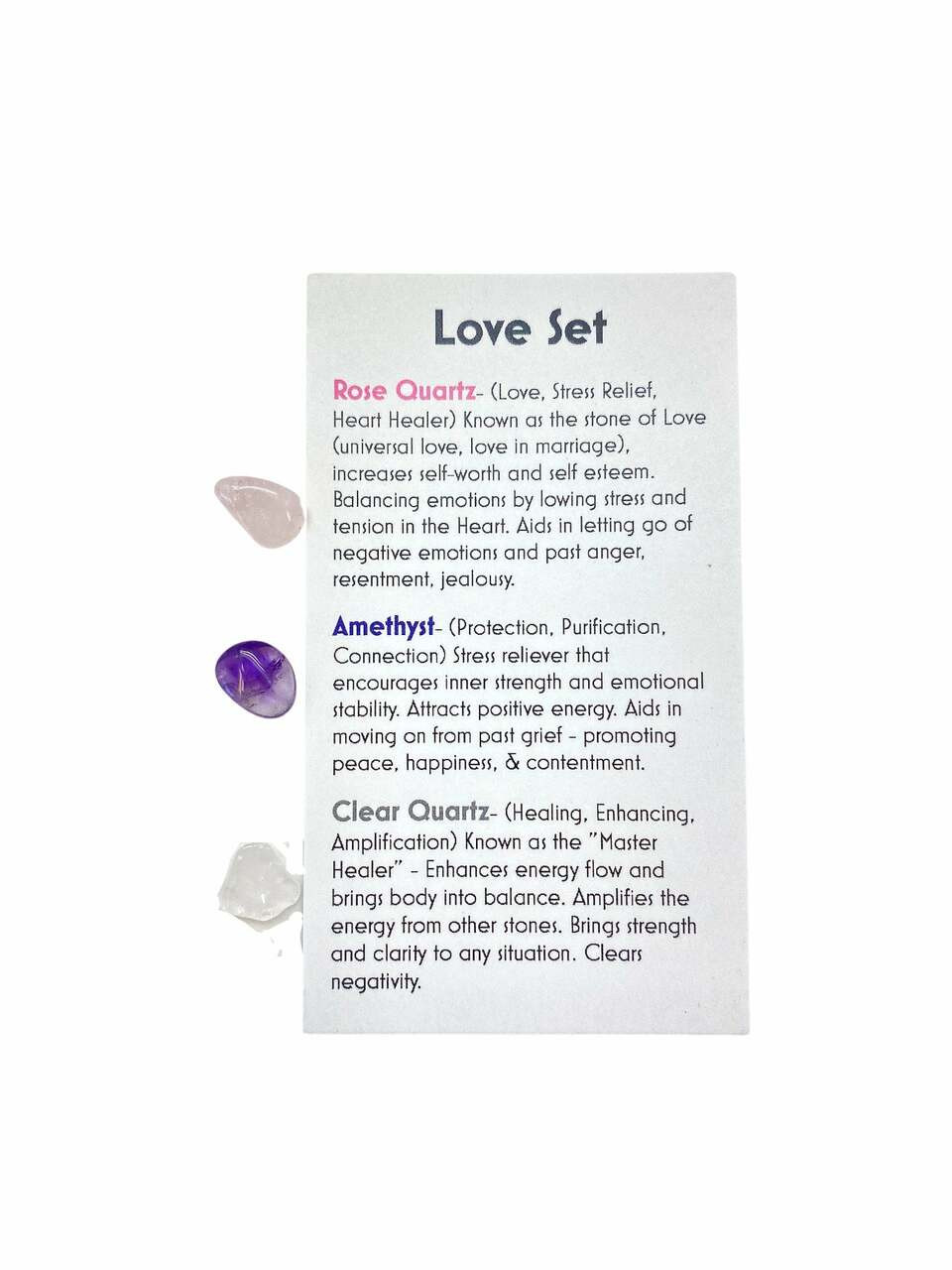 Love & Happiness Stone Set (Small Chips) | New Moon Beginnings