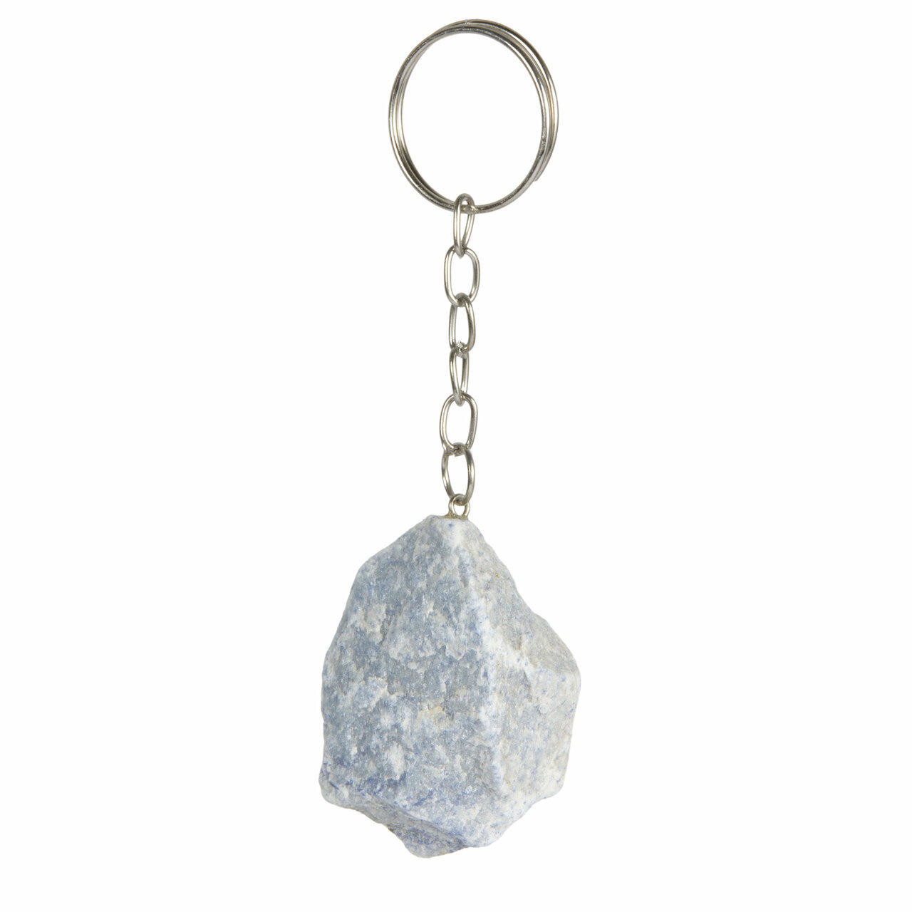 Raw Blue Aventurine Stone Keychain New Moon Beginnings