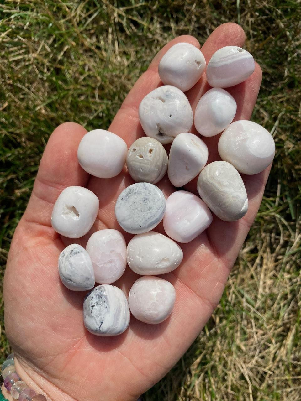 Tumbled Mangano Calcite - Mangano Calcite Tumbled Stone | New Moon ...