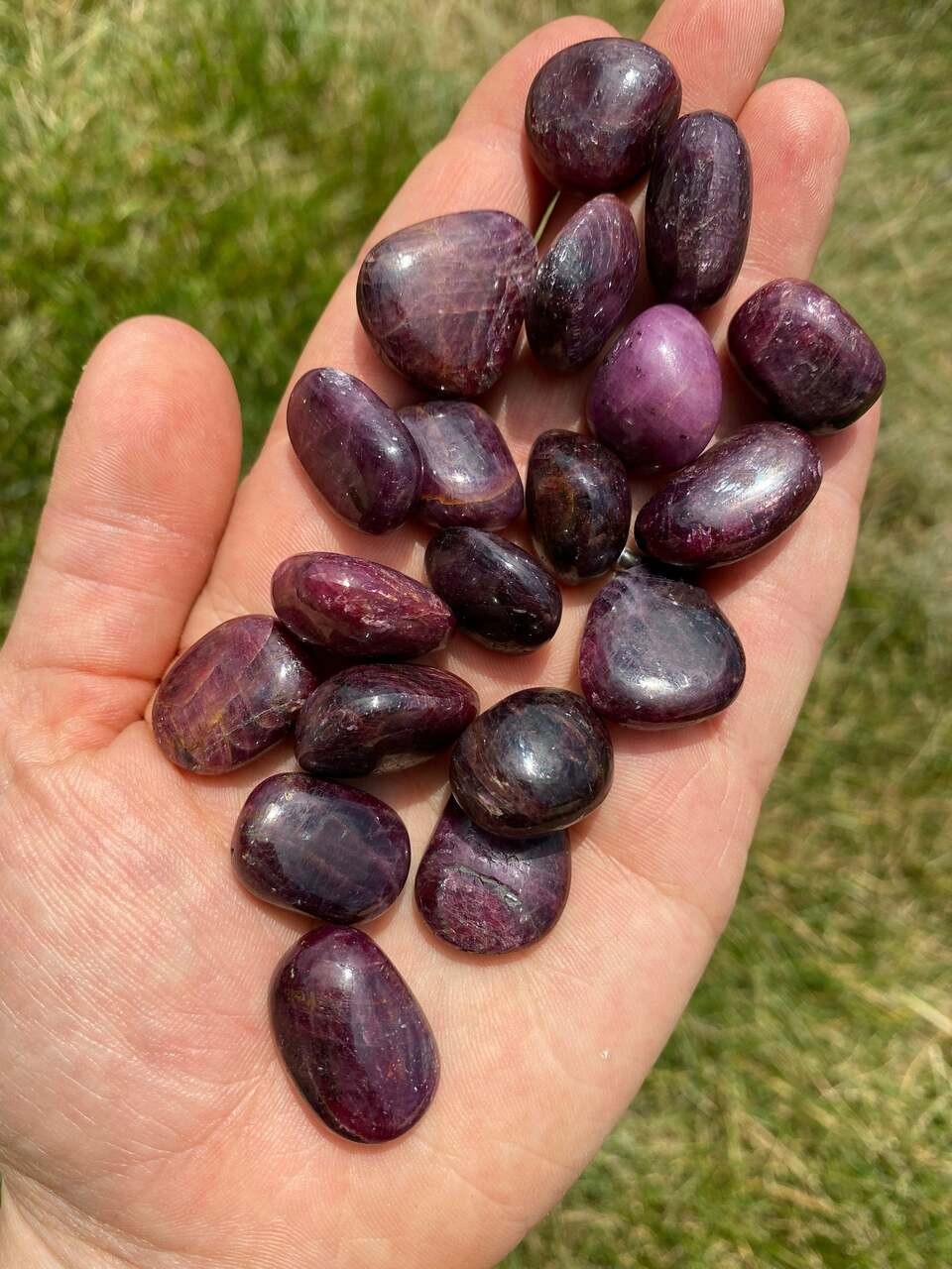Tumbled Ruby - Ruby Tumbled Stone - Grade AAA | New Moon Beginnings