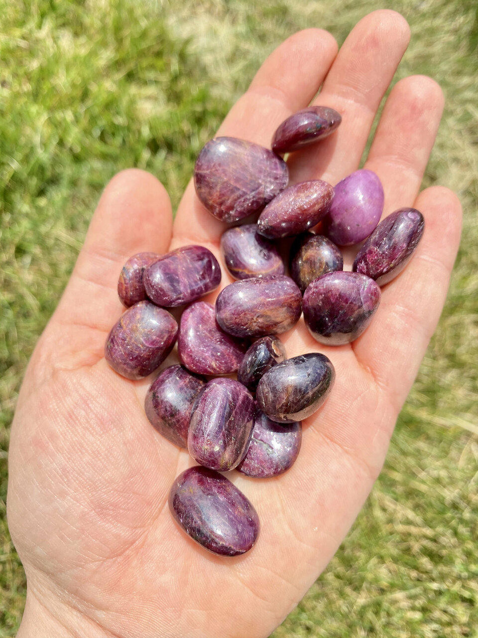 Tumbled Ruby - Ruby Tumbled Stone - Grade AAA | New Moon Beginnings