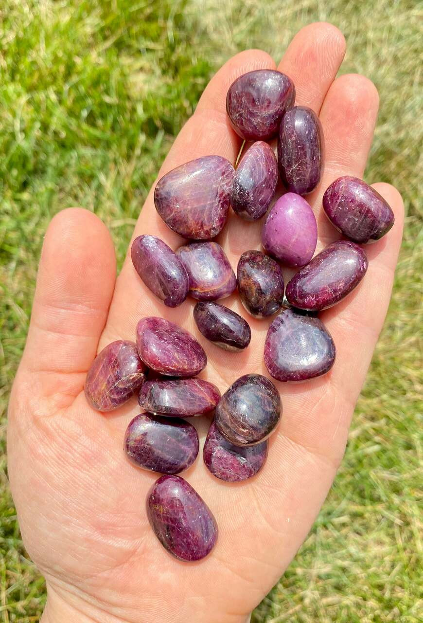 Tumbled Ruby - Ruby Tumbled Stone - Grade AAA | New Moon Beginnings