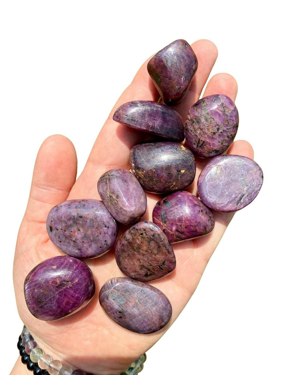 Tumbled Ruby - Ruby Tumbled Stone | New Moon Beginnings