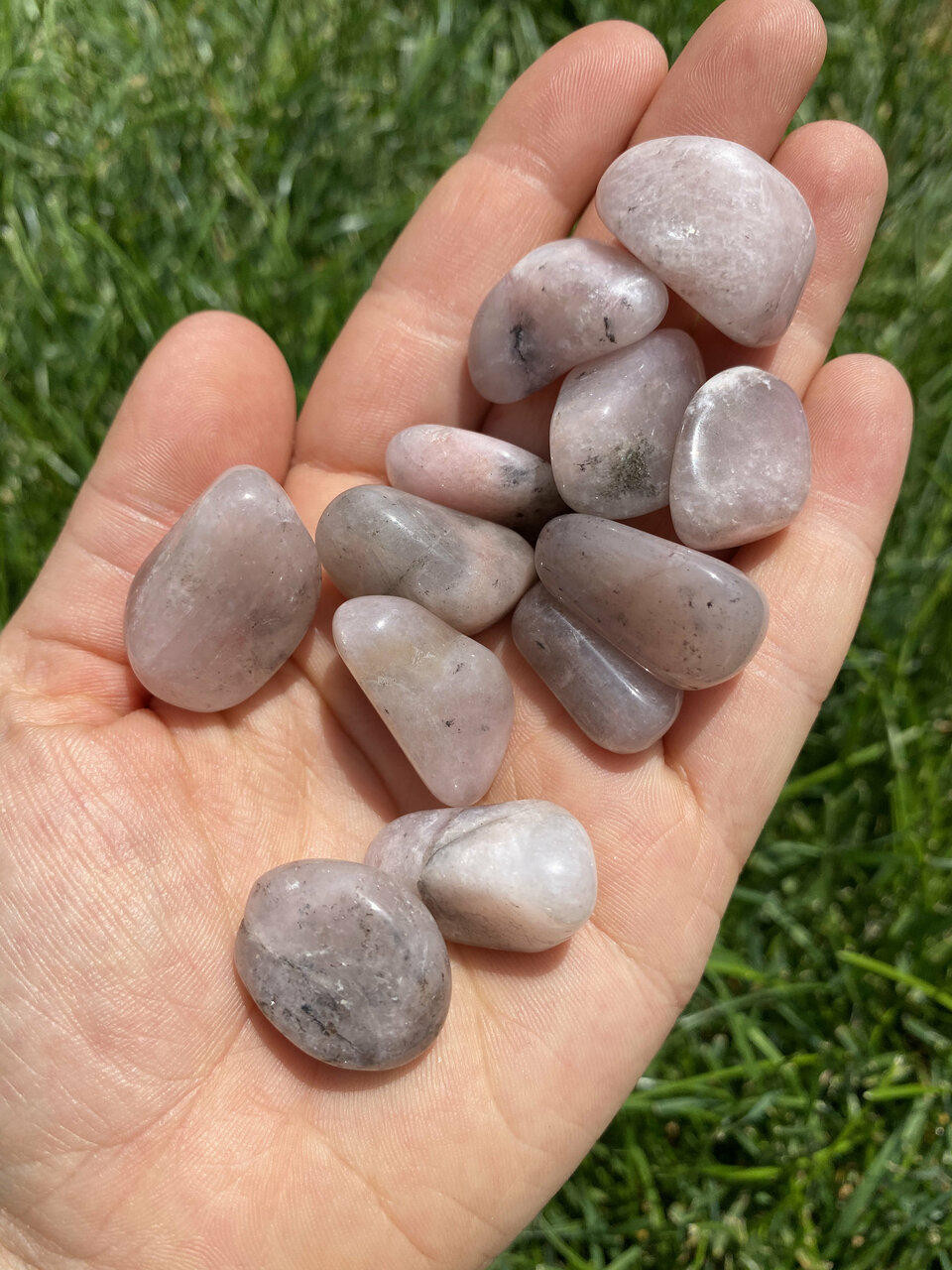 Tumbled Lepidolite Petalite - Lepidolite Petalite Tumbled Stone | New ...