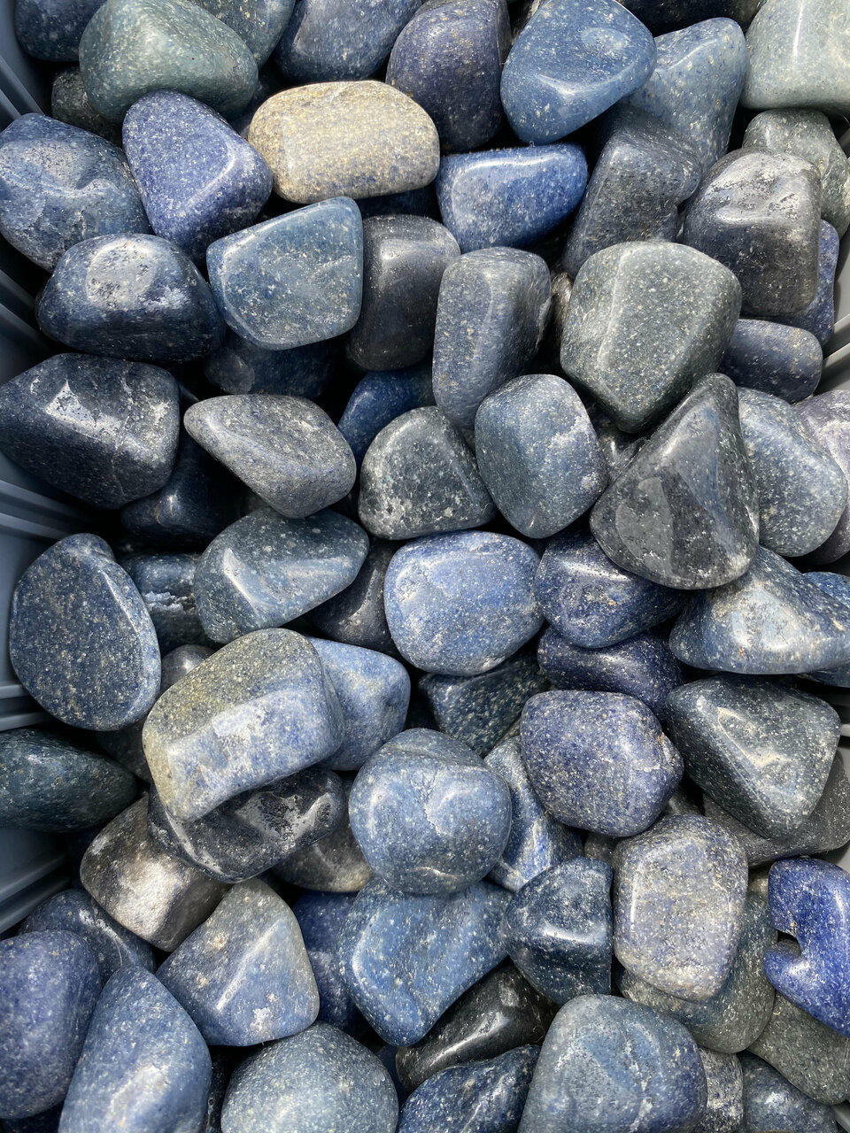 Tumbled Dumortierite - Dumortierite Tumbled Stone | New Moon Beginnings