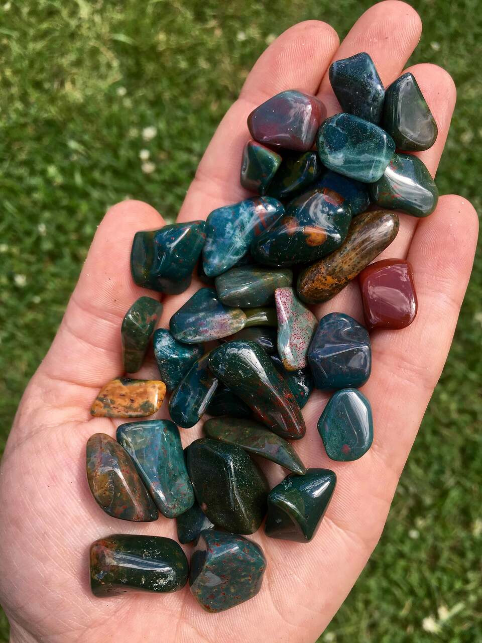 Tumbled Fancy Jasper - Fancy Jasper Tumbled Stone | New Moon Beginnings