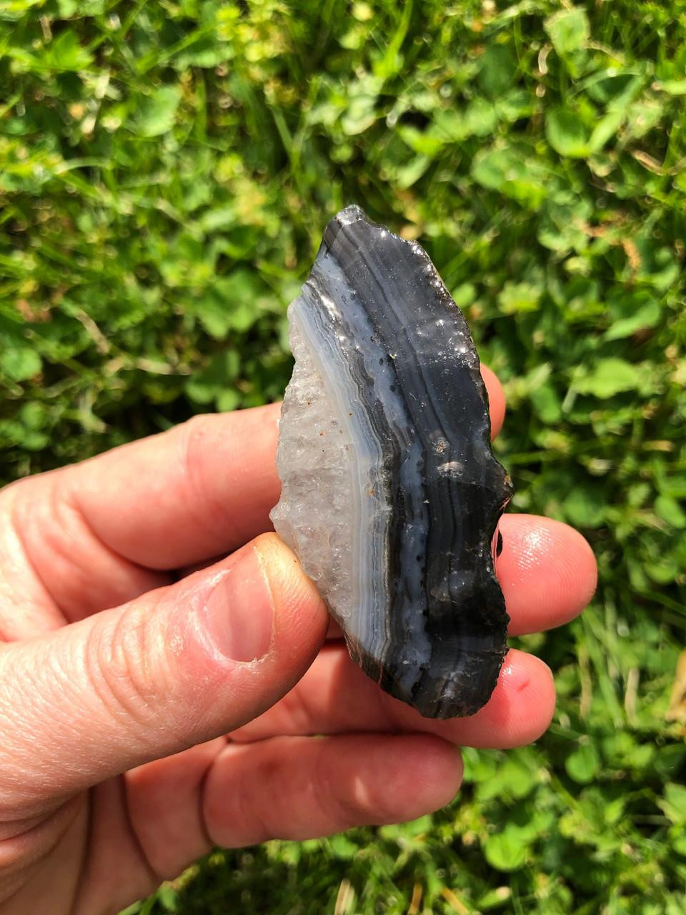 Raw Agate Stone | New Moon Beginnings