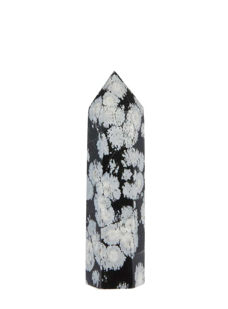 Snowflake Obsidian Polished Point | New Moon Beginnings