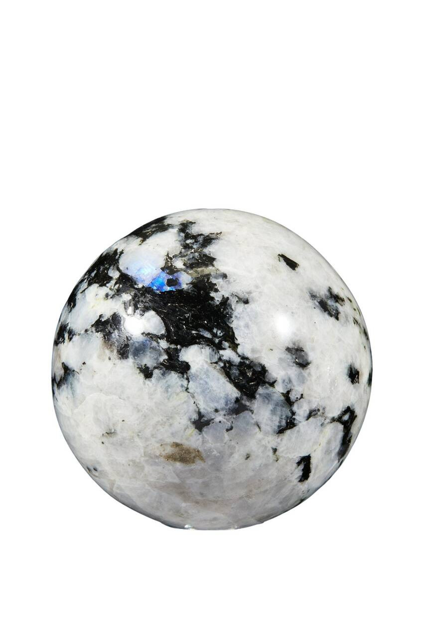 Large Rainbow Moonstone Sphere - 2 | New Moon Beginnings