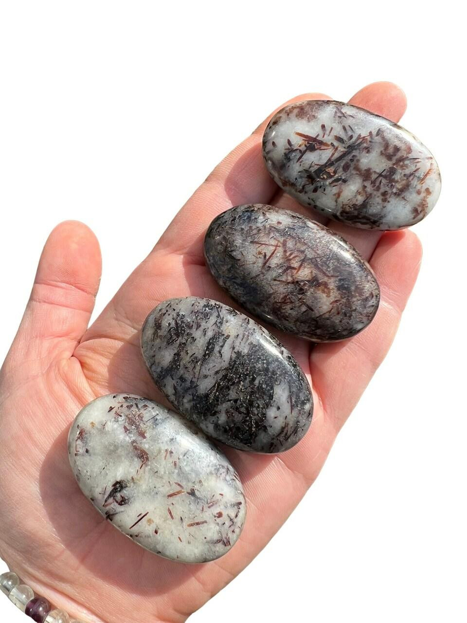 Astrophyllite Palm Stone | New Moon Beginnings