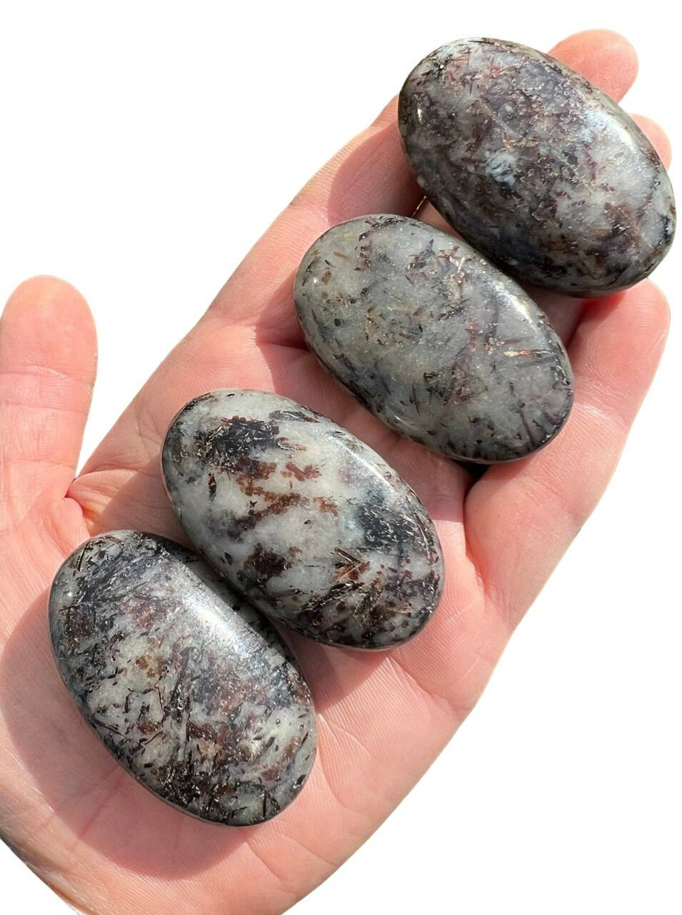 Astrophyllite Palm Stone | New Moon Beginnings