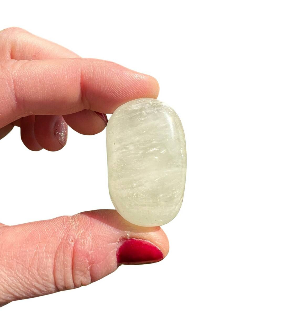 Sulfur Quartz Tumbled Stone | New Moon Beginnings