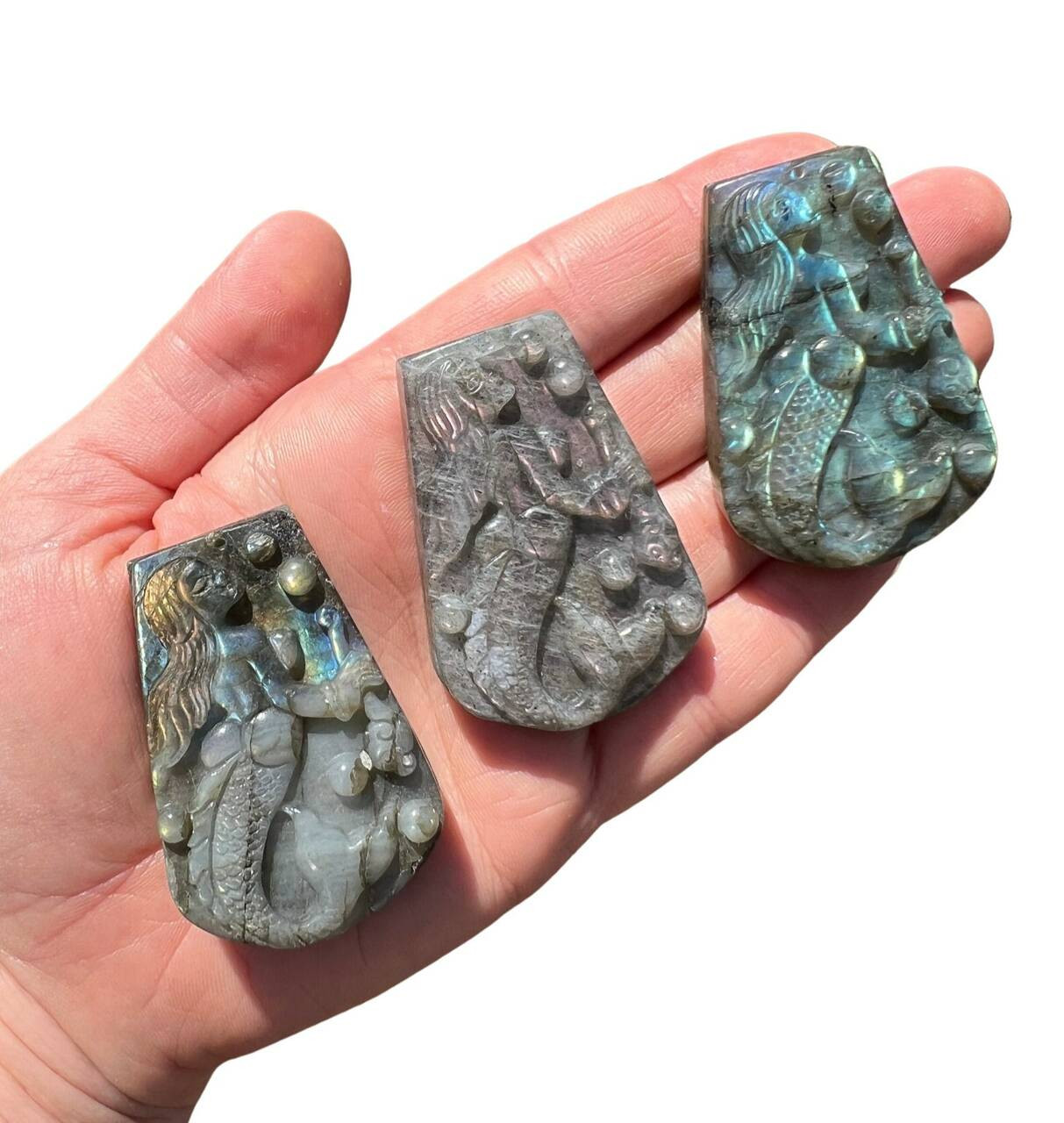 Labradorite Stone Mermaid | New Moon Beginnings