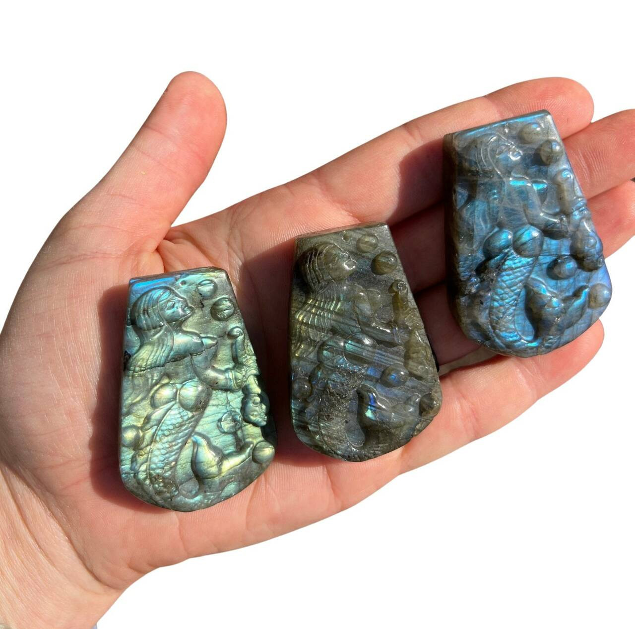 Labradorite Stone Mermaid | New Moon Beginnings