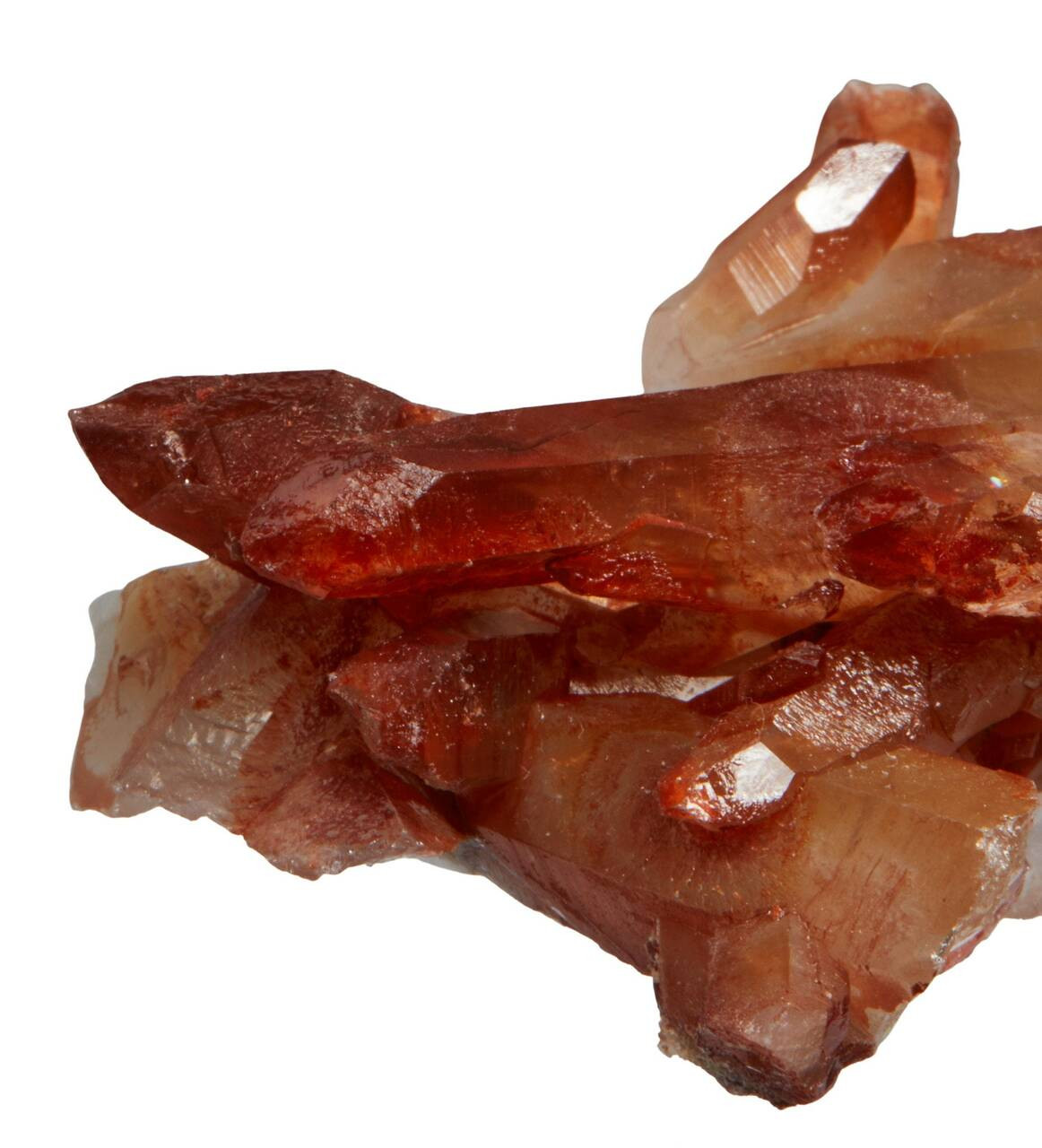 Hematoid Quartz Cluster (Red Quartz) - No.20 | New Moon Beginnings