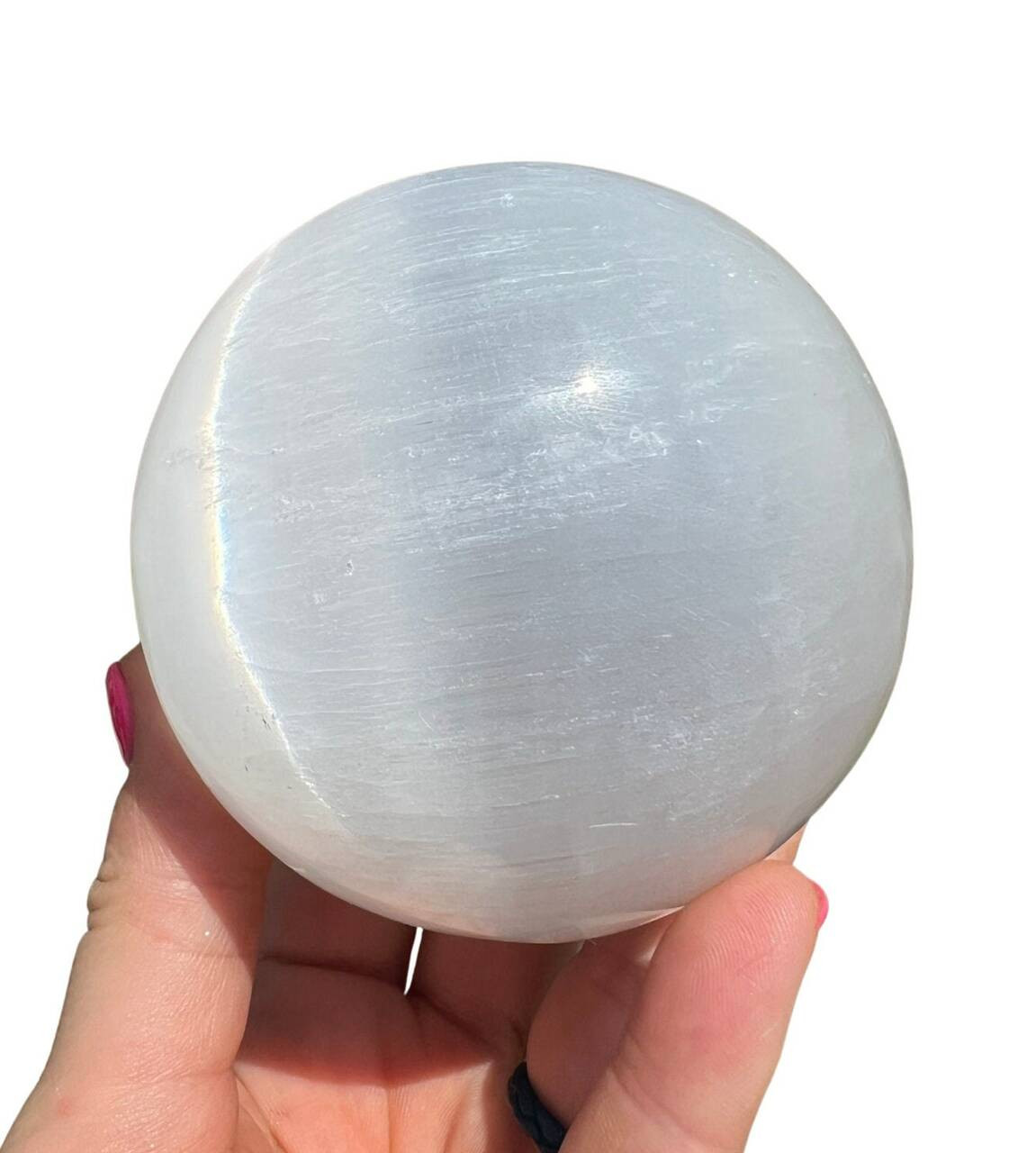 Selenite Sphere | New Moon Beginnings