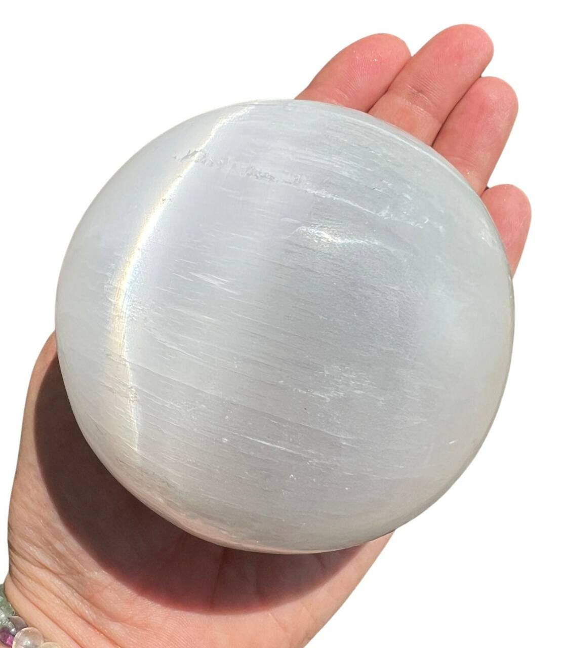 Selenite Sphere | New Moon Beginnings