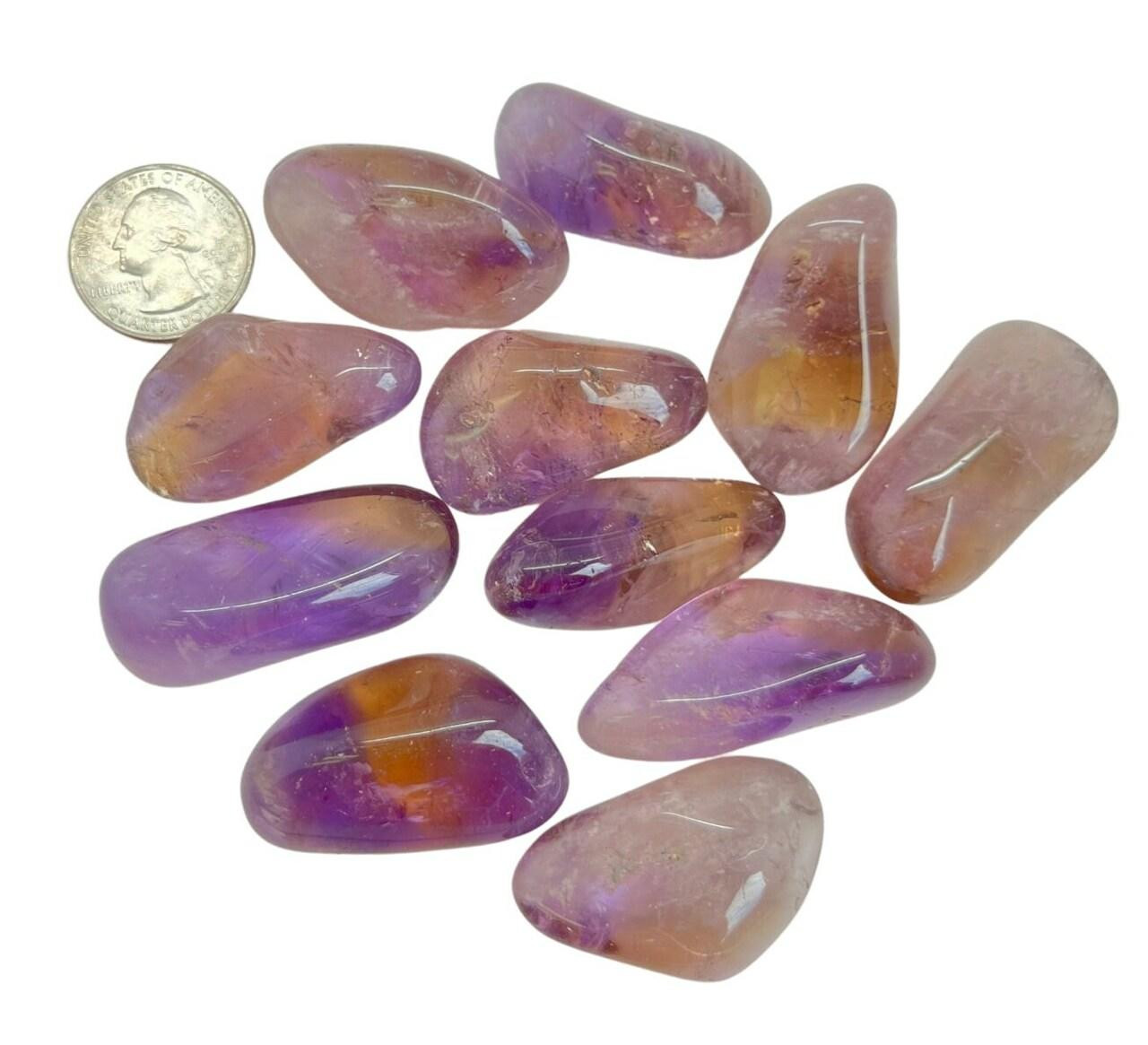 Ametrine Tumbled Stone - Grade A | New Moon Beginnings