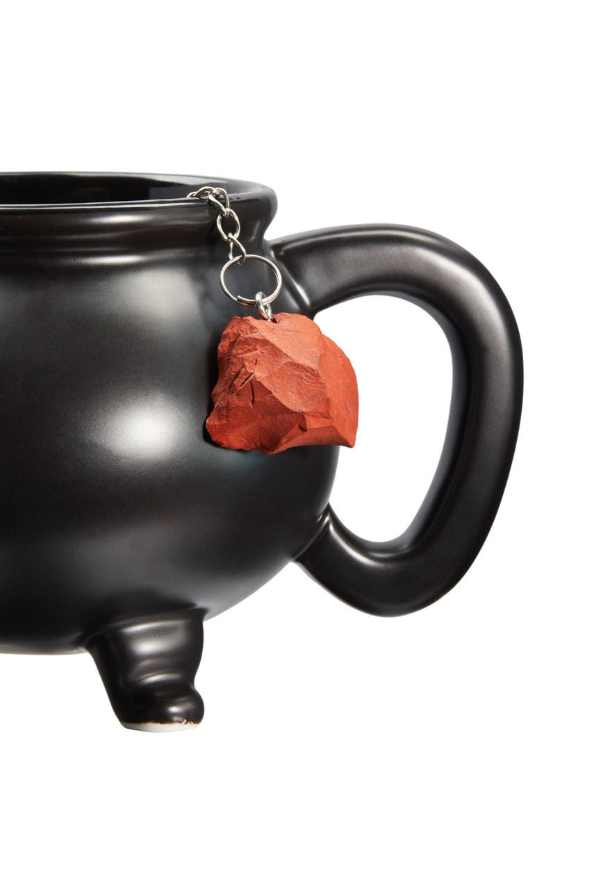 Raw Red Jasper Crystal Tea Infuser | New Moon Beginnings