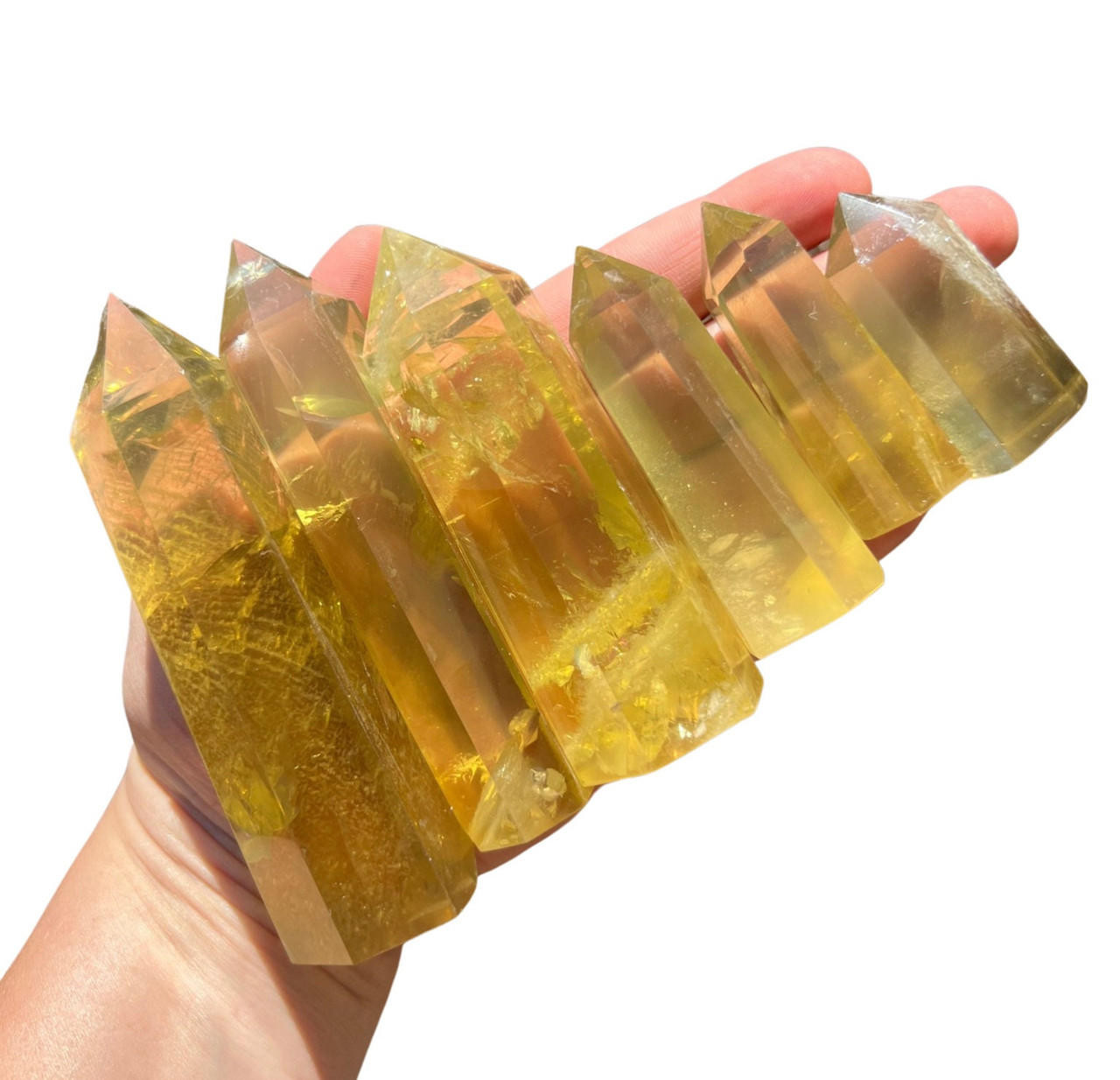 Polished Citrine Crystal Point | New Moon Beginnings