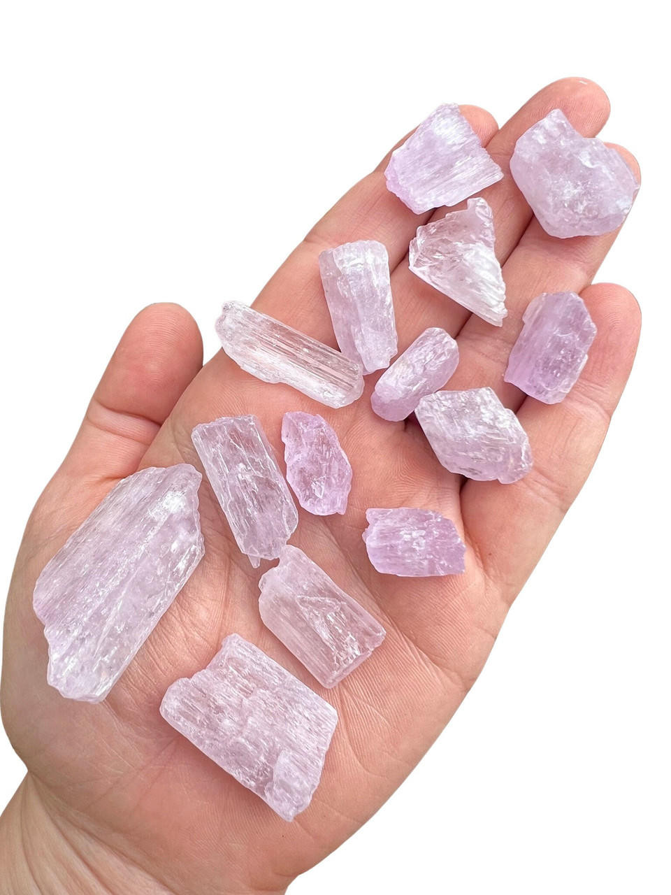 Raw Pink Kunzite Crystal (extra quality) | New Moon Beginnings