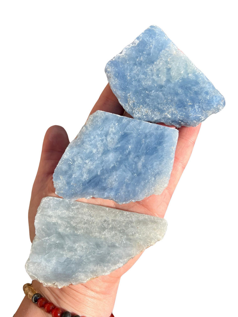 Blue Calcite Slab | New Moon Beginnings