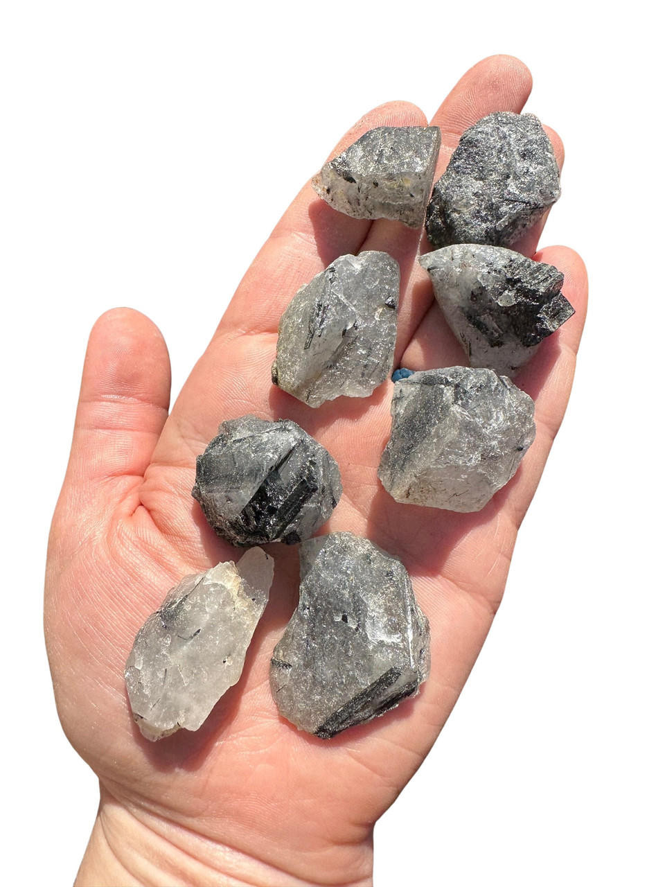 Raw Black Tourmalinated Quartz - Grade AB | New Moon Beginnings