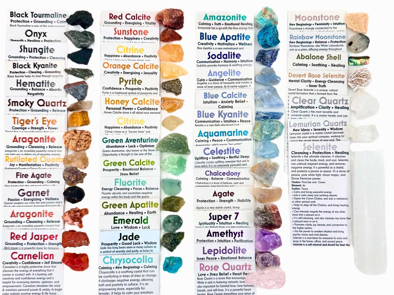 Beginners Crystal Set (49 Pieces) | New Moon Beginnings