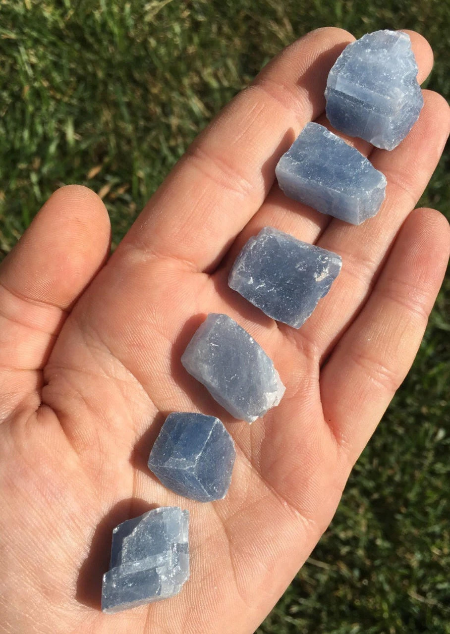 Raw Blue Calcite (Bulk) | New Moon Beginnings
