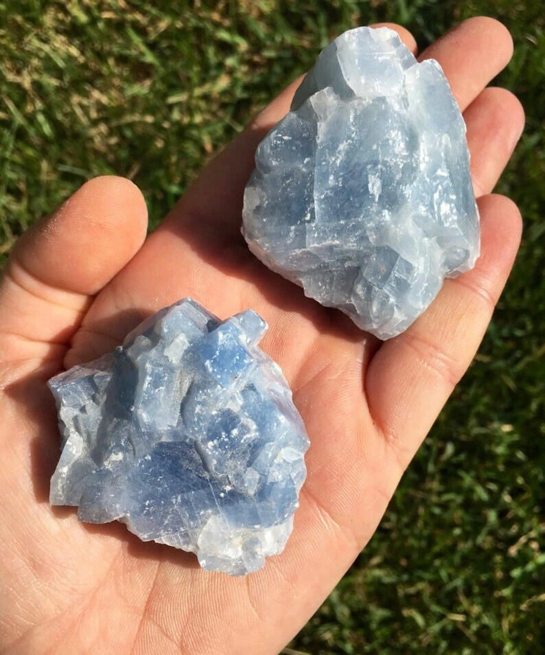 Raw Blue Calcite (Bulk) | New Moon Beginnings