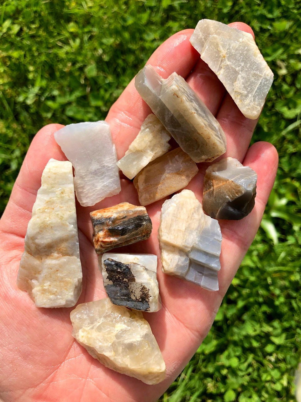 Raw Mixed Moonstone (Bulk) | New Moon Beginnings